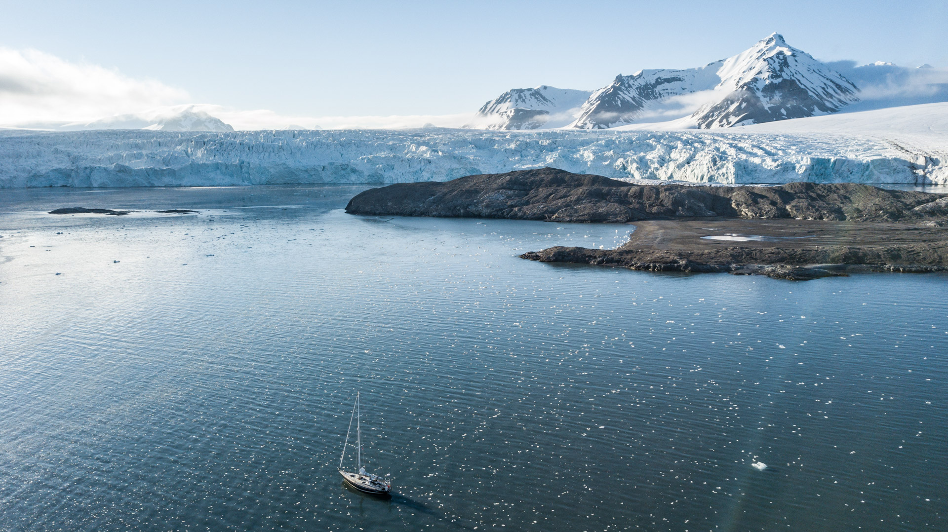 Midnight Sun in the Arctic- By Alex Blue - SV Delos